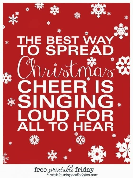 Christmas Cheer Free Printable: Bring the Festive Spirit Home