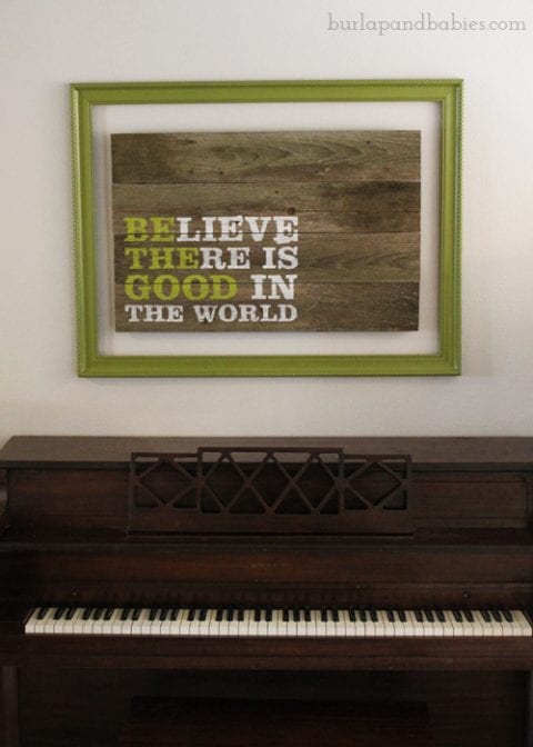 DIY Fence Board Sign: Personalized Wall Decor Tutorial