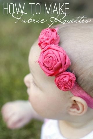 How to Make Fabric Rosettes: Perfect DIY for a Family Photoshoot