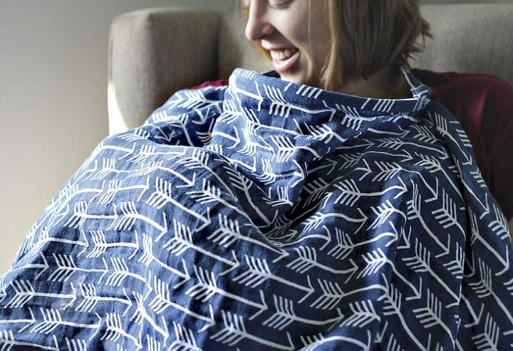 How to Make A Nursing Cover with this Free DIY Pattern