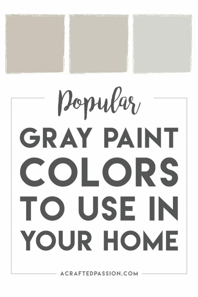 Popular Gray Paint Colors for Modern Home Interiors