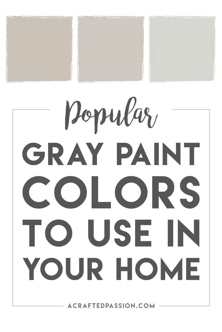 Popular Gray Paint Colors for Modern Home Interiors