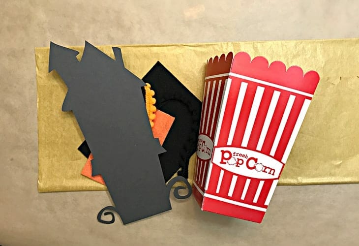 Trick or Treat Haunted House Popcorn Box