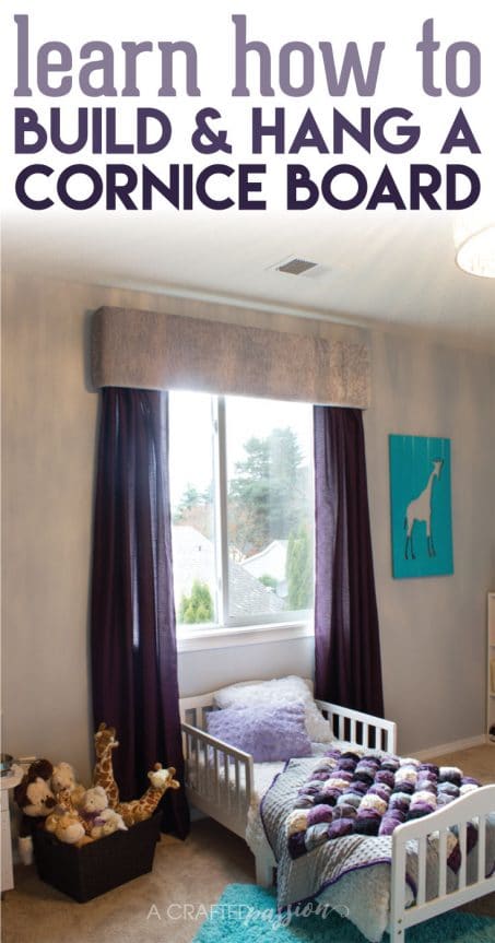 How to Build & Hang a Cornice Board