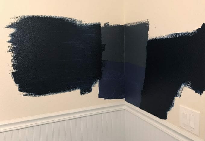 Choosing the Best Navy Paint Colors: Our Powder Room Makeover