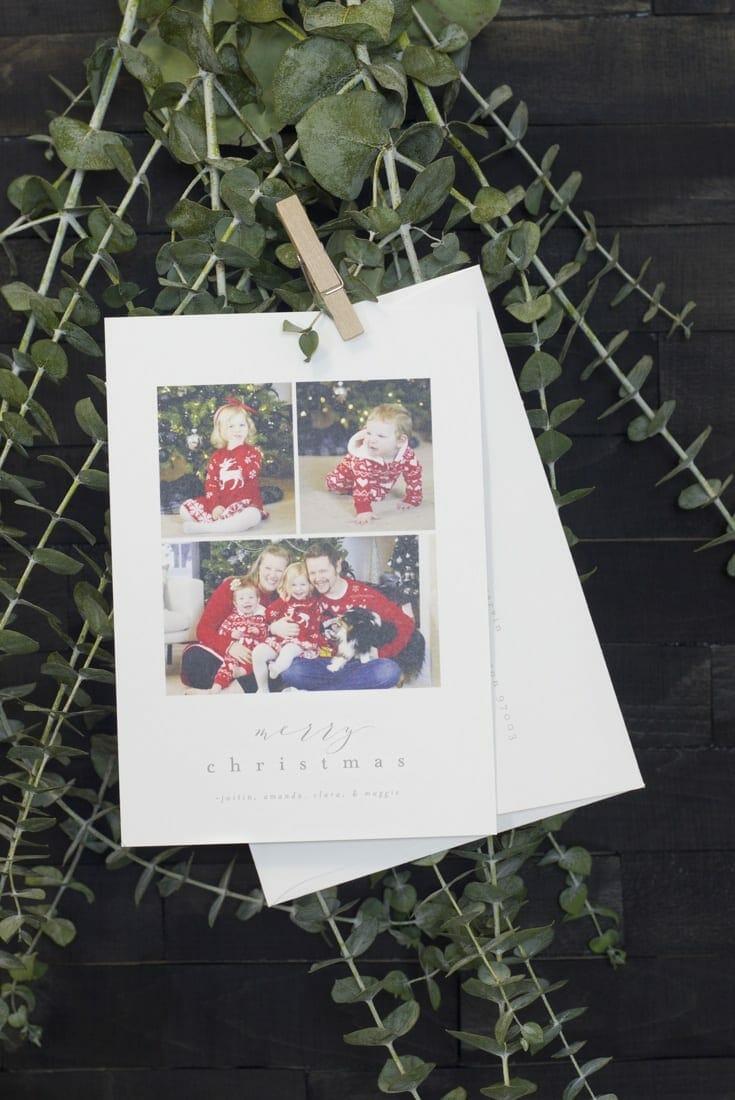 Modern Christmas Card Ideas - Easy and dun holiday gift idea