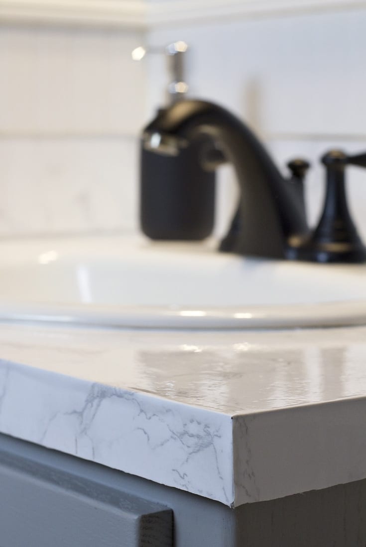 How to Make Faux Marble Countertops | Budget-Friendly Home Improvement
