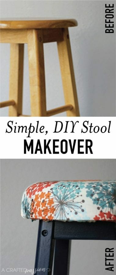 Easy Bar Stool Makeover | Simple DIY Bar Stool Idea
