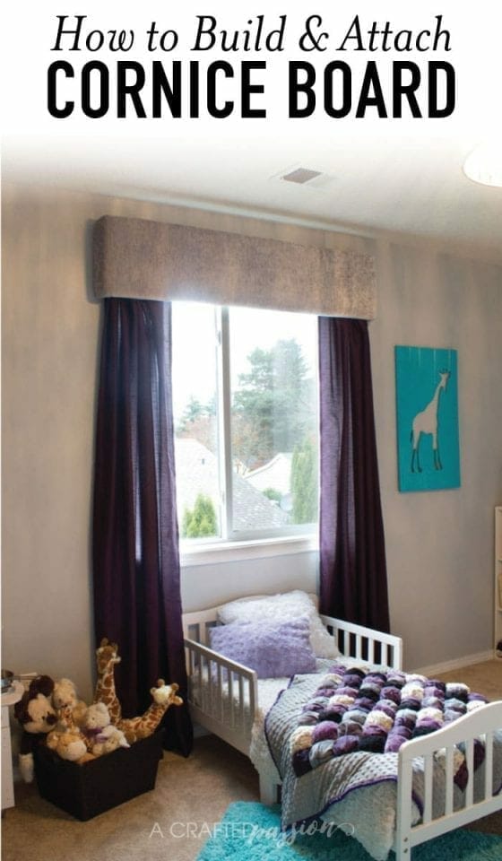 How to Build & Attach a Cornice Board | DIY Cornice Board Tutorial