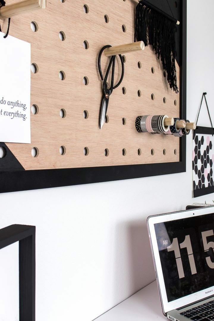 DIY Giant Pegboard: Simple and Stylish Home Decor Project