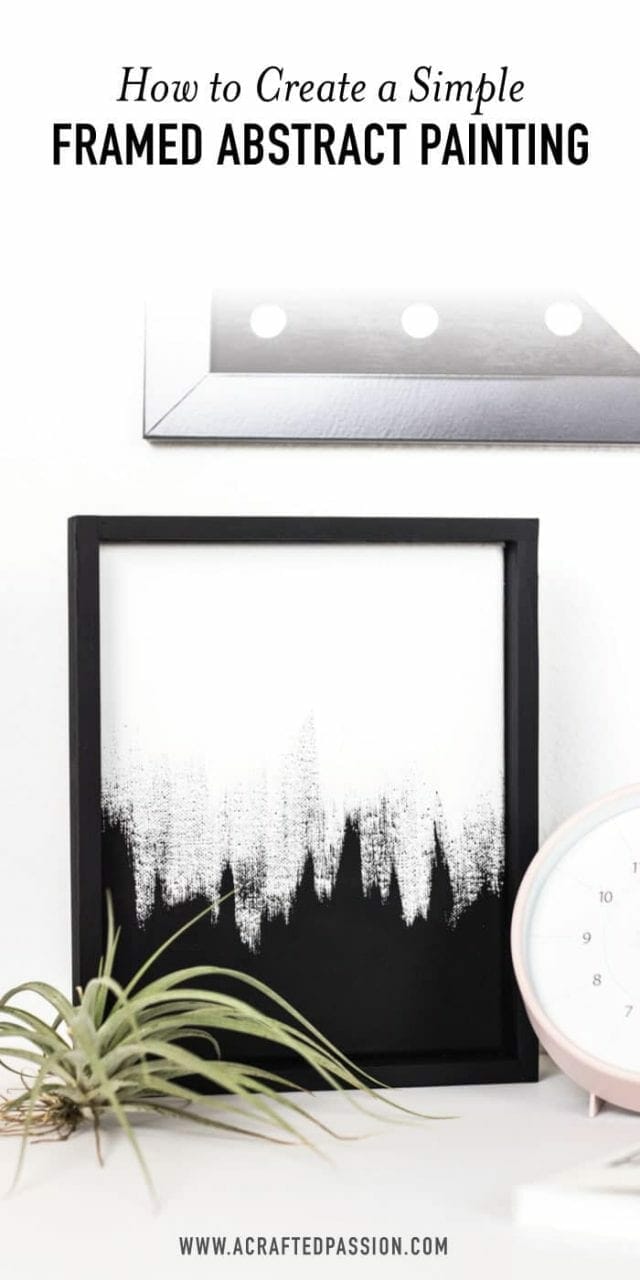 Create an Easy Abstract Painting on Canvas | Simple DIY For Your Home!