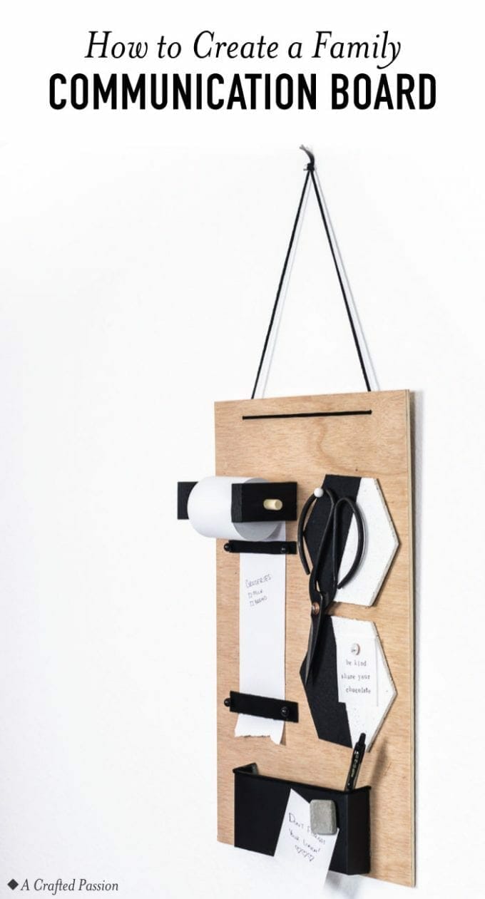 How to Create a Family Communication Board for Small Spaces