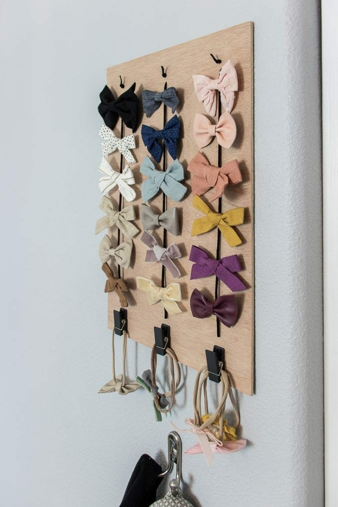 How to Make a Simple Hair Bow Holder for Your Little Girl