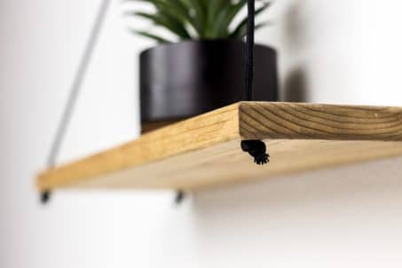 How to Build a Hanging Shelf | Modern DIY Home Decor