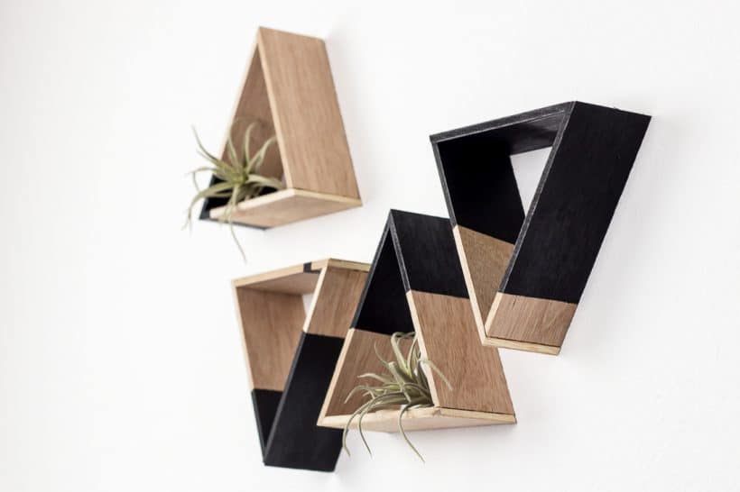 DIY Mini Triangle Shelves: Perfect for Any Space