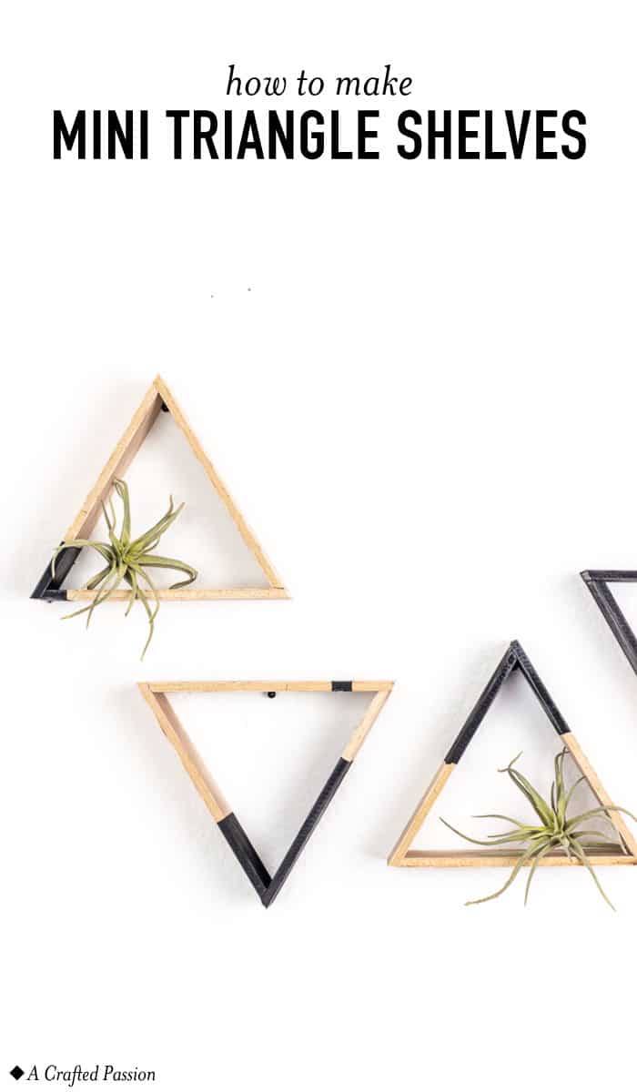 DIY Mini Triangle Shelves: Perfect for Any Space