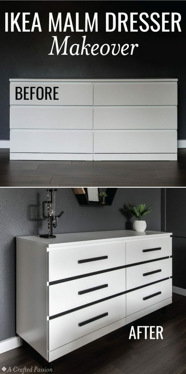 Before & After: IKEA Malm Dresser Makeover Hack