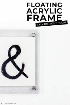 How to Make a DIY Floating Frame with this Easy Tutorial