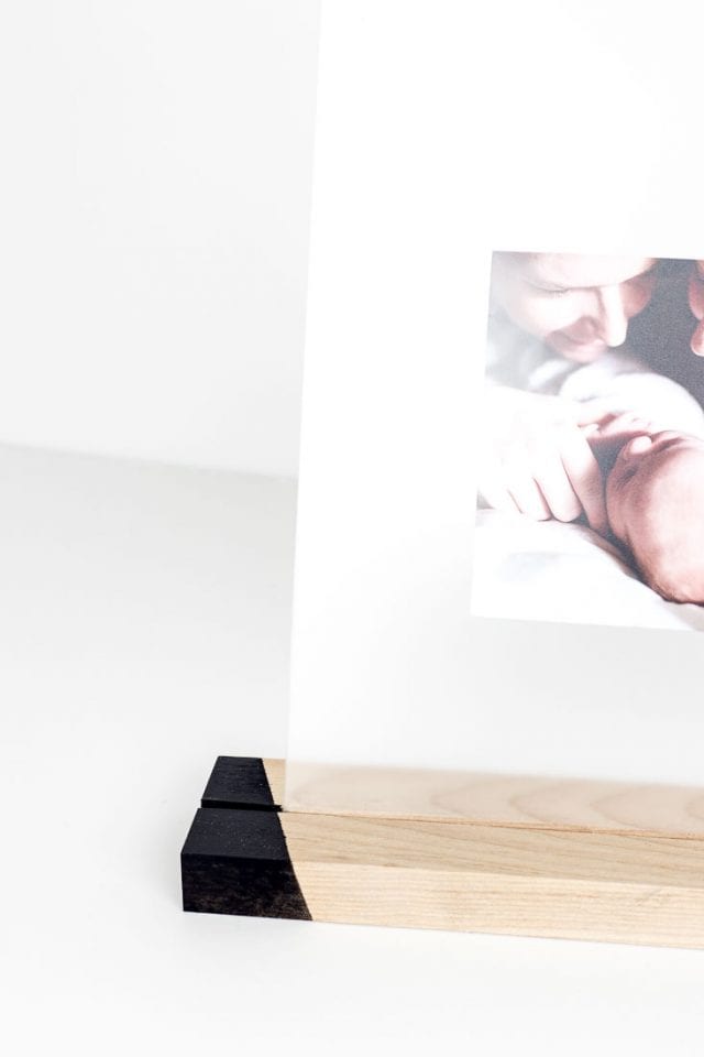How to Make a DIY Wood Block Photo Holder: Easy Tutorial