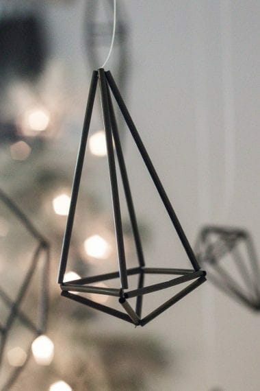 How to Make Himmeli Ornaments for Your DIY Christmas Decor