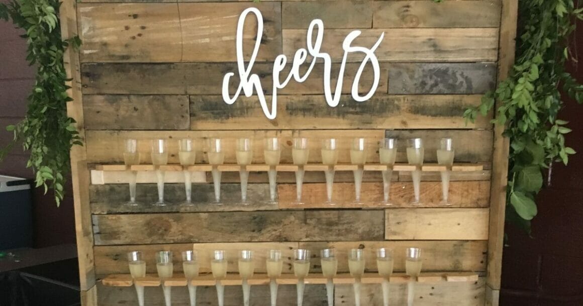 DIY Champagne Wall - 7 Unique Ideas