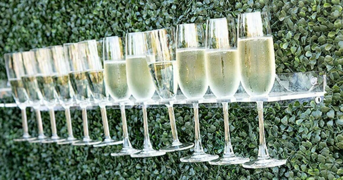 DIY Champagne Wall - 7 Unique Ideas